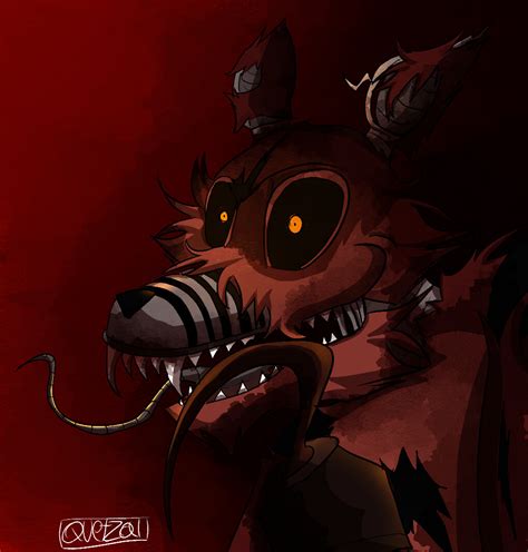 Fnaf Nightmare Foxy Drawing