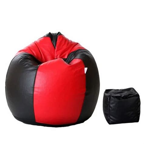 Red Black Leather Bean Bag Set At ₹ 400piece In Gautam Budh Nagar Id 24539361512