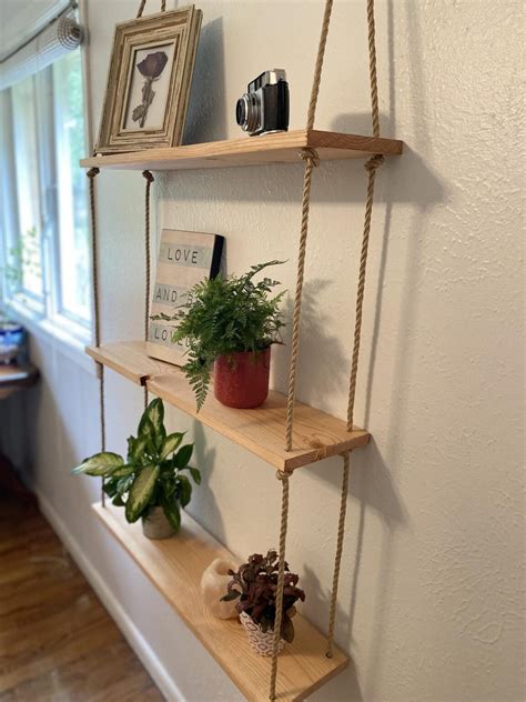 Pasos Para Hacer Repisas Colgantes De Madera Y Cuerda Diy Consejos