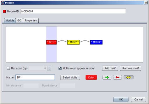 Motiflab Regulatory Sequence Analysis Workbench