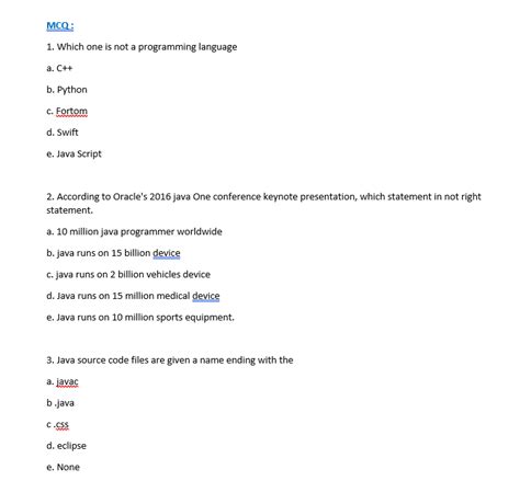 Answered Mcq 1 Which One Is Not A Programming Bartleby