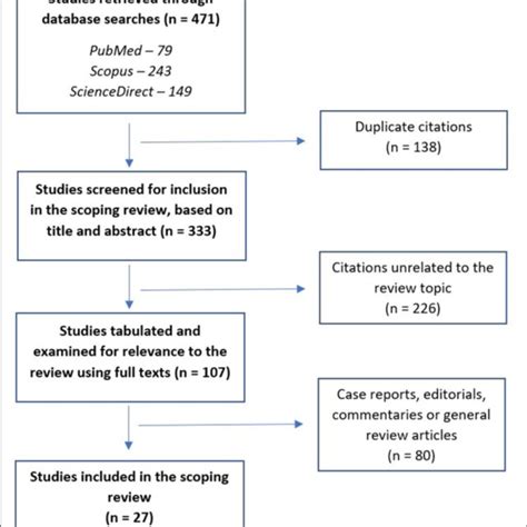 prisma scr flow diagram for the current scoping review download