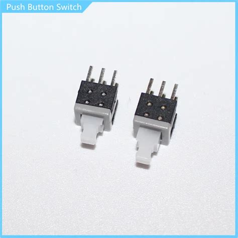 50PCS 5 8X5 8mm 6Pin Push Button Switch 5 8 5 8MM 6P Micro Tactile Switch Self Locking Latching