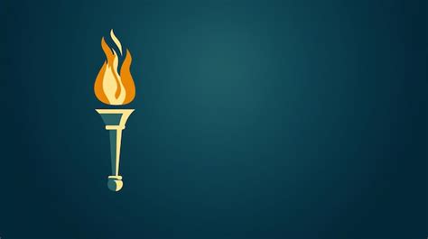 A Simple Stylized Illustration Of A Lit Torch Premium Ai Generated Image A Simple Stylized Illustration Of A Lit Torch Premium Ai Generated Image