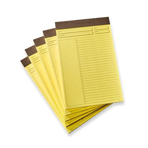 Freeleaf Yellow Annotation Ruled Pads Legal Pad Ships Free