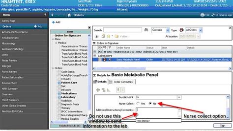 Order A Test In Powerchart Trinity Health System