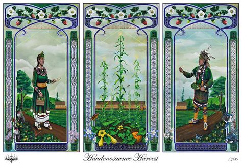 Haudenosaunee Harvest Brandon Lazore Art