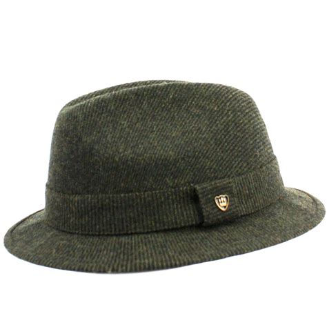 Richman Brothers Wool Fedora Irish Walking Hat Fitted Country Style
