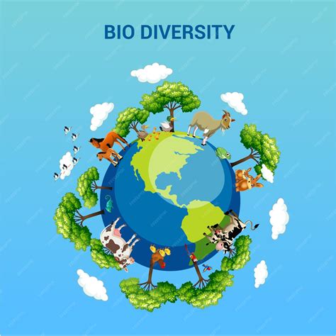 Premium Vector Biodiversity Animals Plants Fungi And Even