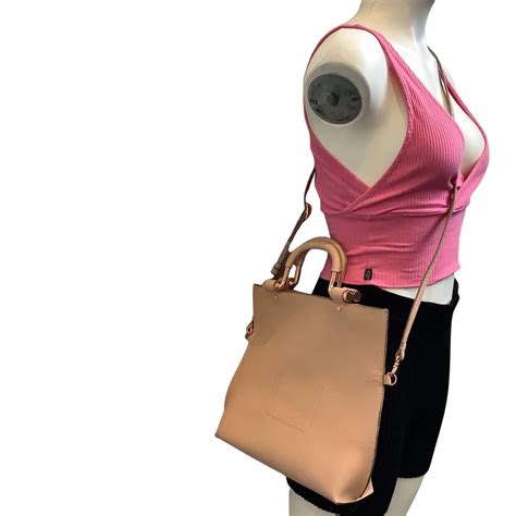 Used As New Mimco Womens Flat Textured Shoulder Bag Pinks Salvos Stores