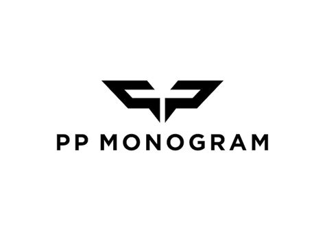 Premium Vector Pp Monogram Logo Design Vector Illustration