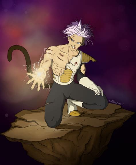 Just Finished This Trunks Wearing A Saiyan Armor