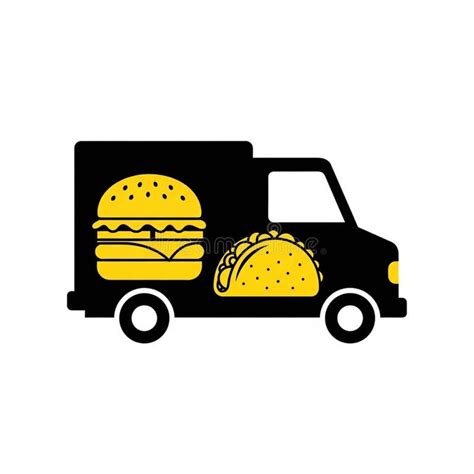 Taco Truck Silhouette Stock Illustrations 43 Taco Truck Silhouette