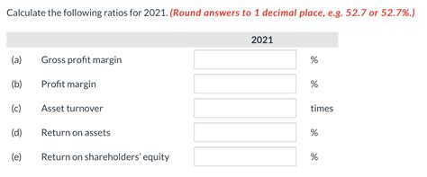 Solved Selected Comparative Statement Data For Blossom