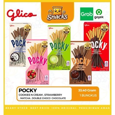 Jual Lavsnacks Glico Pocky Poki Glico Pocky Strawberry Glico Pocky