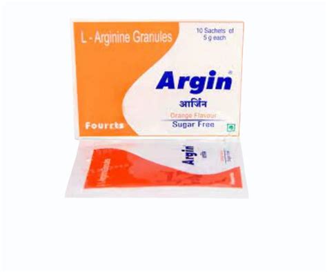 L Arginine Granules Argin Packaging Type Blister Packaging Size 10 Sachets Of 5 Gm At Rs 50
