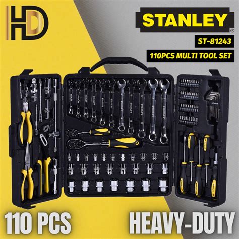Stanley 110 Pcs Mutli Tool Automotive Spanner Set Heavy Duty Complete