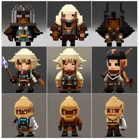 Rpg Character 32 X 32 Bit Pixel Art Sprite Sheet Free Ai Art Generator