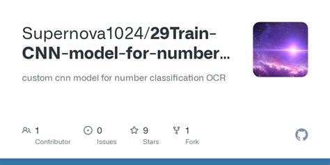Github Supernova102429train Cnn Model For Number Classification Ocr