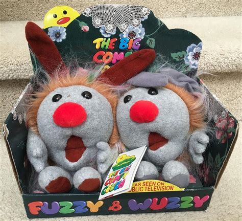 The Big Comfy Couch Dust Bunnies Fuzzy And Wuzzy 1997 New In Box Mint