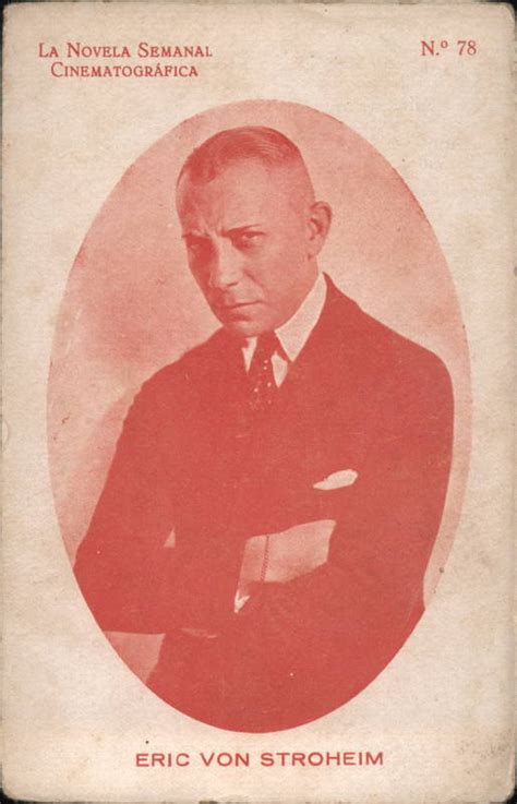 Eric Von Stroheim Actors Postcard