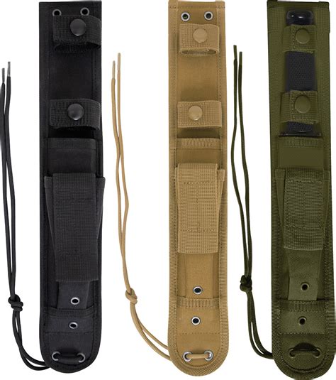 Molle Knife Sheath 7 Blade Cover Case Snap Closure Military Army