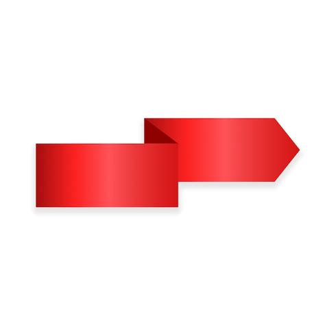 Free Psd Realistic Red Label Design