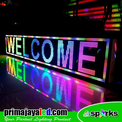 Running Teks LED X Cm Fullcolor Prima Jaya LED