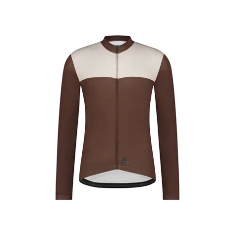 特セールシマノ 24apice ロングスリーブプリントジャージ ブラウン サイクルヨシダyahoo店 通販 Yahooショッピング