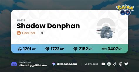 Shadow Donphan Pokémon Go Dittobase