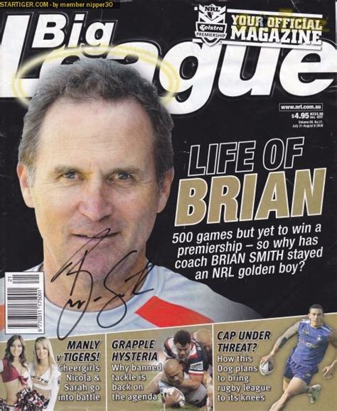 Brian Smith Autograph Collection Entry At Startiger