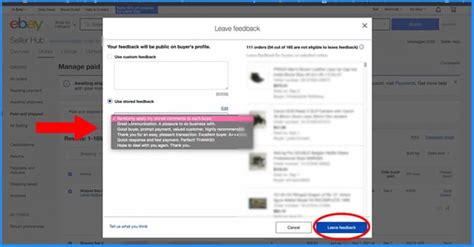 How To Leave Feedback To Multiple Buyers At Once On Ebay Step By Step With Pictures