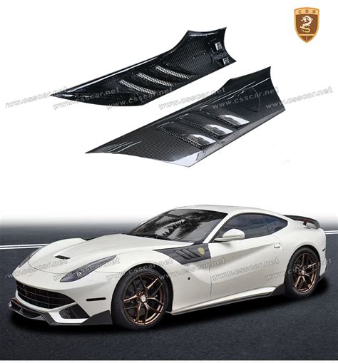 For Ferrari F12 Onyx Style Fender Vents