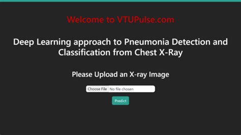 Pneumonia Detection From Chest X Ray With Flask App Deep Learning Project