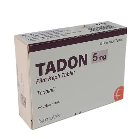Tadon 5 Mg 28 Tablet Orjinal Tadon 5 Mg Eczane Fiyatı 749 Tl
