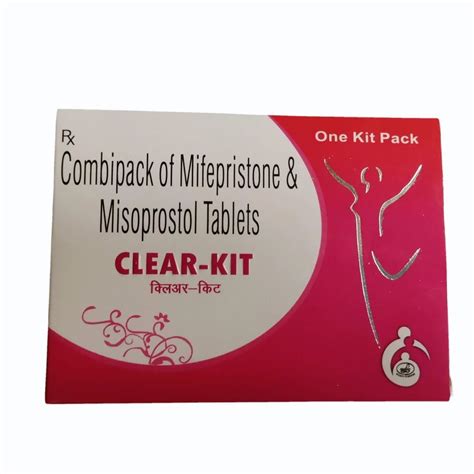Mifepristone Misoprostol Tablet Packaging Size 14 Tablets Kit At