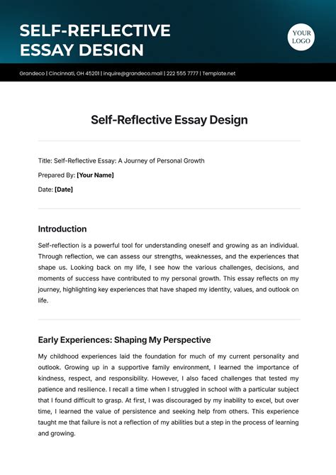 Free Essay Templates Editable And Printable