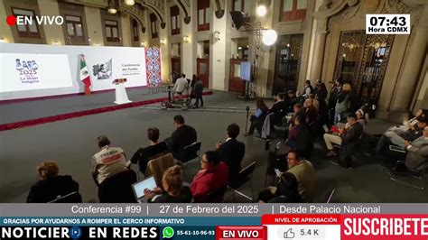 Desde Palacio Nacional En Vivo Envivo Viernes 28 De Febrero Del 2025
