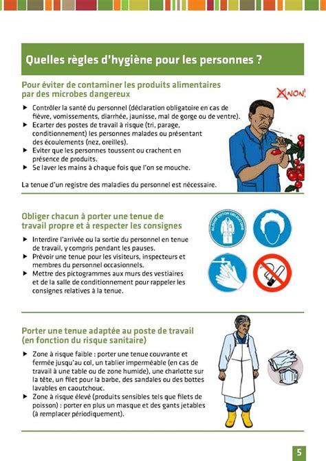 Principes Généraux Dhygiène 14 Hygiène Du Personnel Calameo Downloader