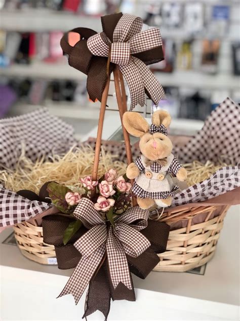 Decora And Encanta Cestas De Pascoa Como Enfeitar Uma Cesta Enfeites De Pascoa