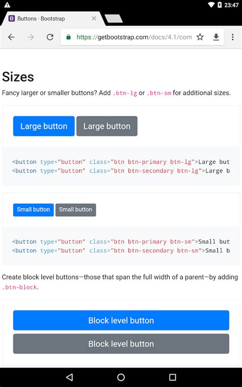 Btn Sm Rendering Line Height Issue On Android Chrome · Issue 26641 · Twbsbootstrap · Github