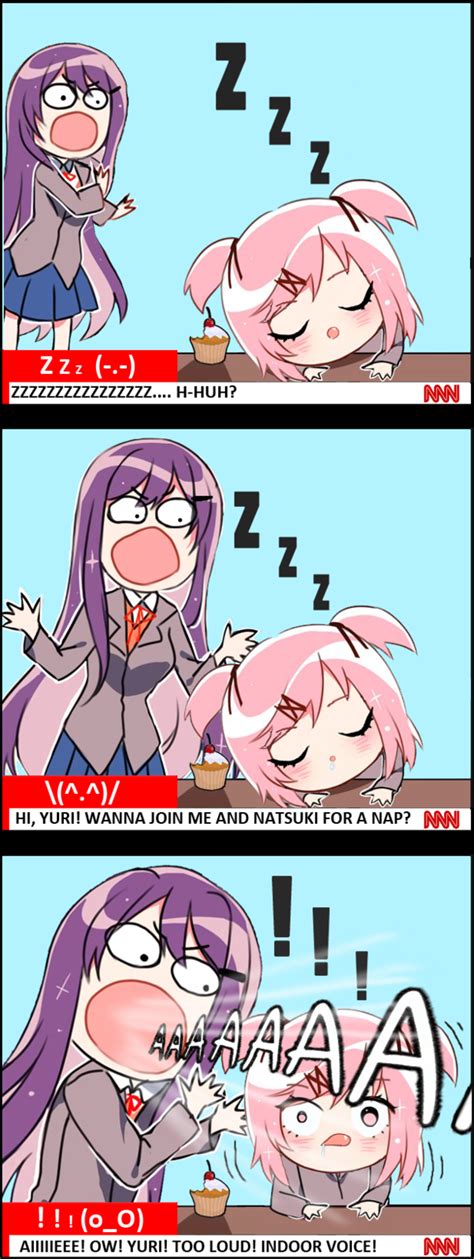 Yuri Dont You Dare Natsukis News Literature Club Literature Funny
