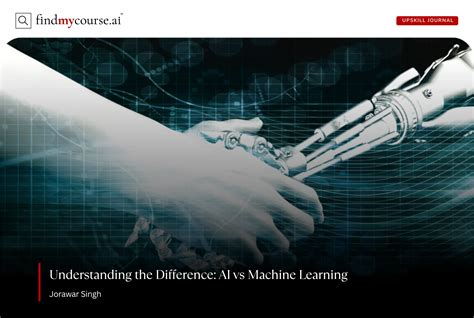 Ai Vs Machine Learning Key Differences 2025 Find My Course