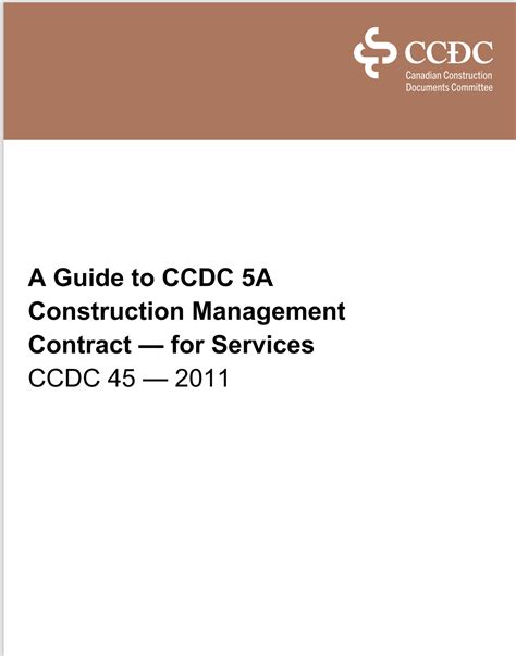 Ccdc 11 Electronic Version Contractors Qualification Statement