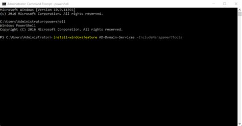 Installing And Configuring Active Directory With Powershell Windows