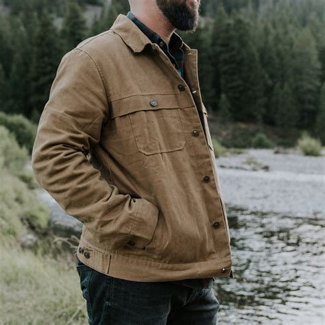 The Laramie Waxed Canvas Trucker Jacket Buffalo Jackson
