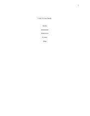 Unit V Case Study II Docx 1 Unit V Case Study Name Institution Instructor Course Date 2 Riser