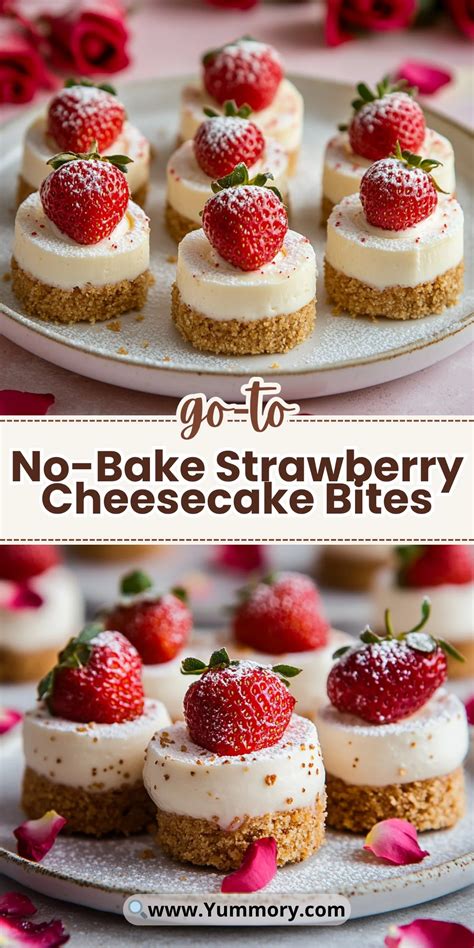 No Bake Cheesecake Bites