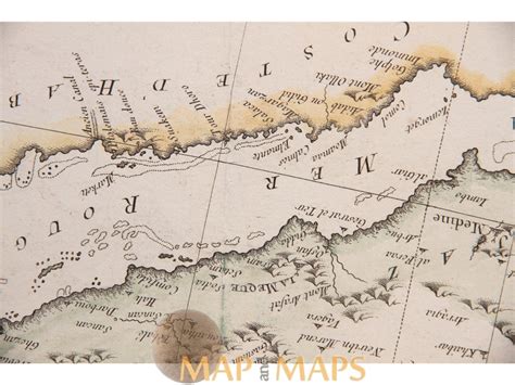 Red Sea Antique Map Bellin 1764 Mapandmaps
