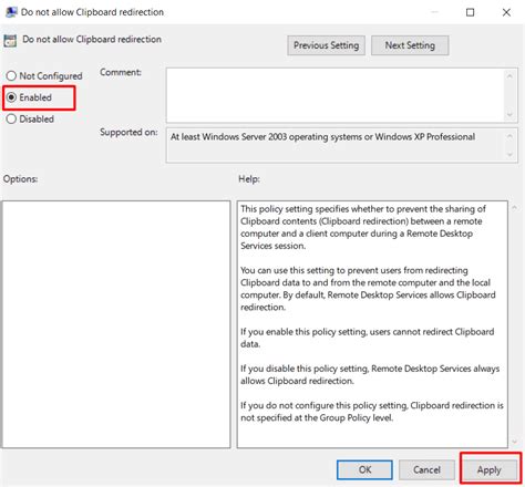How To Disable Copypaste Via Remote Desktop Windows Greencloud Documentation